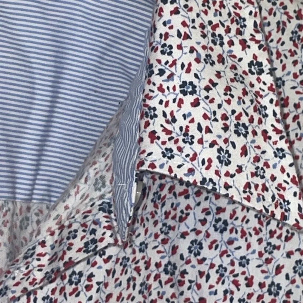 Chaps | Tops | Chaps No Iron Subtle Patriotic Ladies Button Up Shirt ...